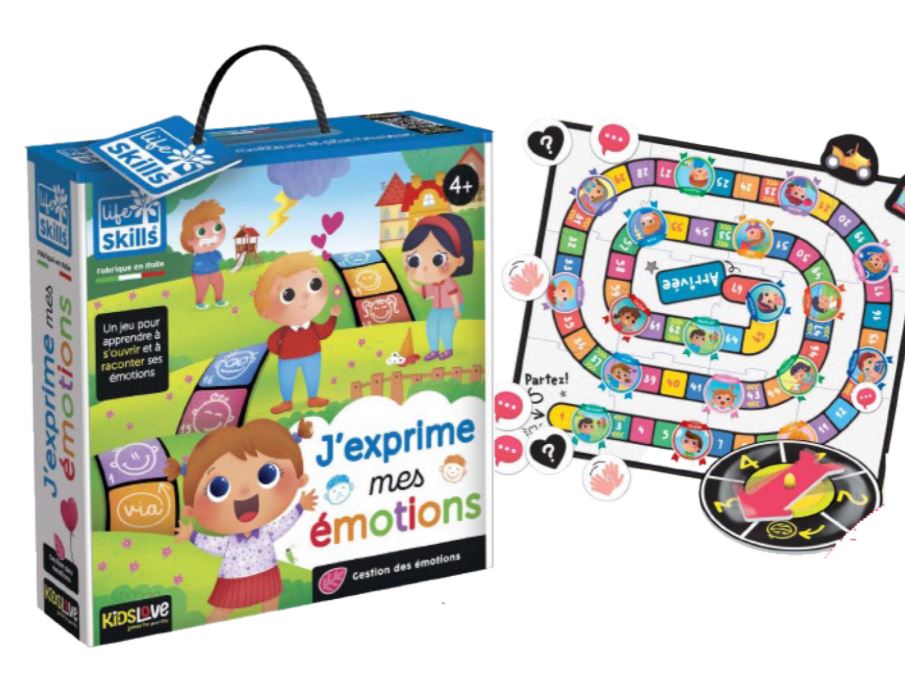 JEU KIDS LOVE - J'EXPRIME MES ÉMOTIONS - JEUX DE SOCIÉTÉ / Préscolaire ...