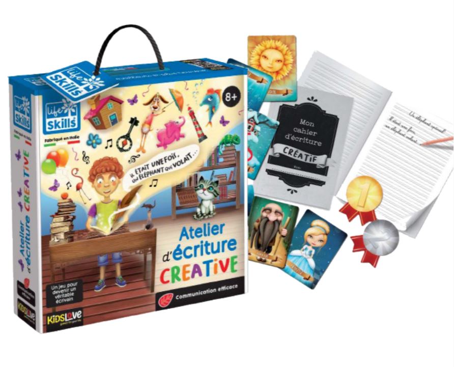 JEU KIDS LOVE - ATELIER D'ÉCRITURE CRÉATIVE - JEUX DE SOCIÉTÉ / Enfants ...