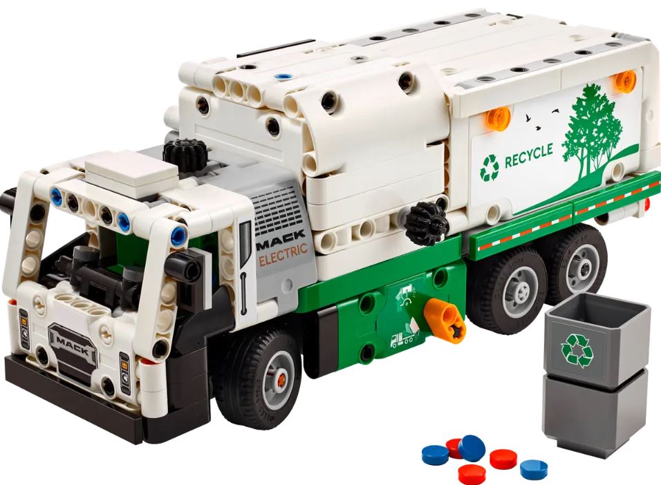 LEGO TECHNIC - CAMION POUBELLE RECYCLAGE MACK LR ELECTRIC #42167 - LEGO ...