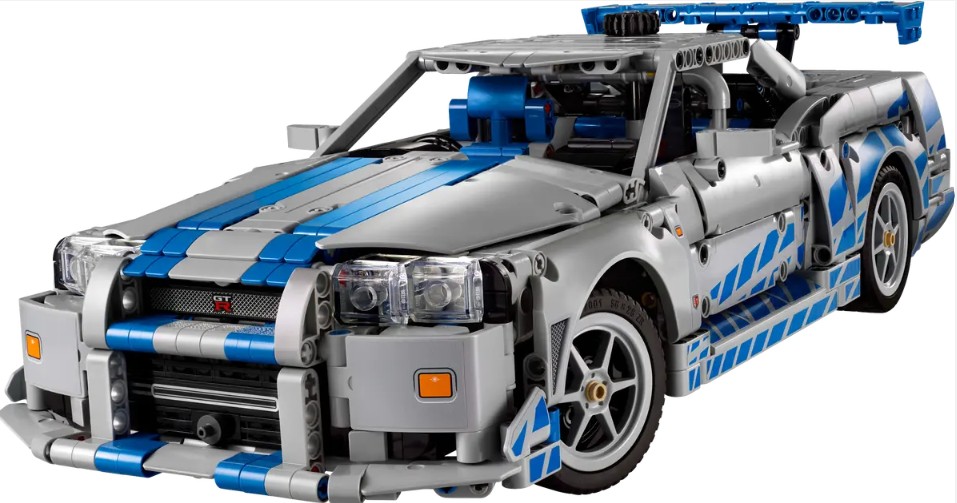 *26 LEGO TECHNIC - NISSAN SKILINE GT-R (R34) RAPIDE ET DANGEUREUX 2 ...