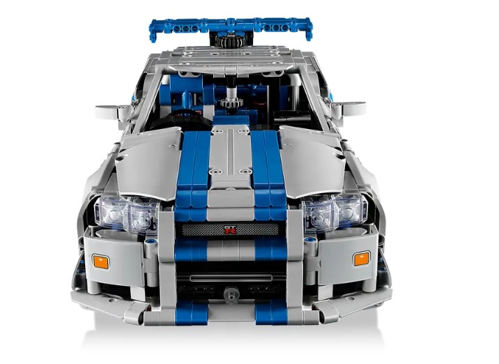 LEGO TECHNIC - NISSAN SKILINE GT-R (R34) RAPIDE ET DANGEUREUX 2 #42210 ...