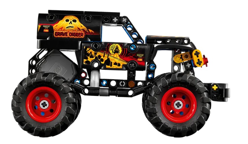 LEGO TECHNIC - MONSTER JAM GRAVE DIGGER FEU ET GLACE #42219 - LEGO ...