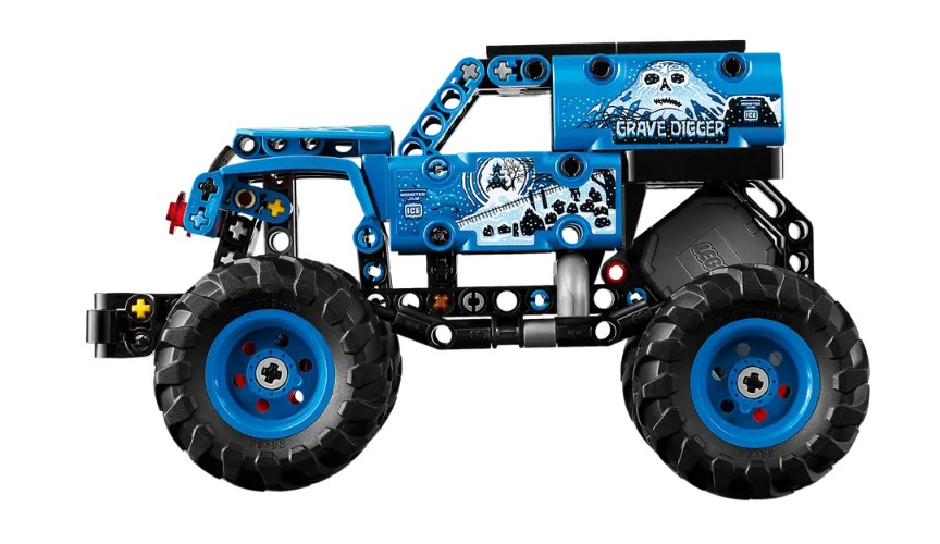 LEGO TECHNIC - MONSTER JAM GRAVE DIGGER FEU ET GLACE #42219 - LEGO ...
