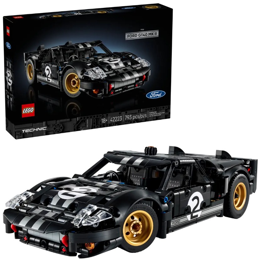 LEGO TECHNIC - LA VOITURE DE COURSE FORD GT40 MKII 1966 #42223 (0126 ...