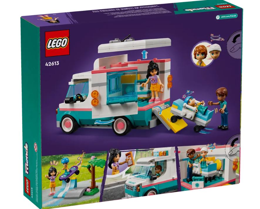 LEGO FRIENDS - L'AMBULANCE DE L'HÔPITAL DE HEARTLAKE CITY #42613 - LEGO ...