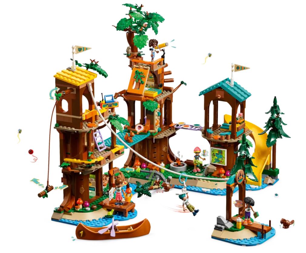LEGO FRIENDS - LA CABANE DANS L'ARBRE DU CAMP D'AVENTURE #42631 - LEGO ...
