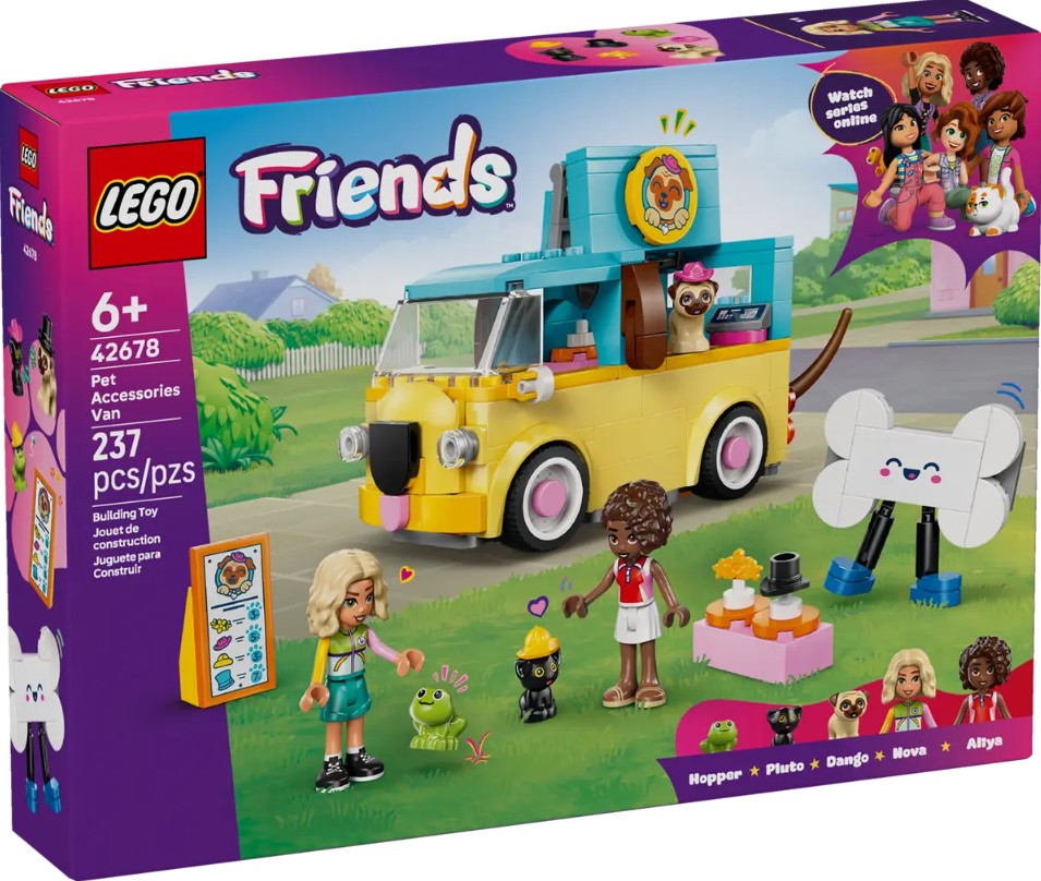 LEGO FRIENDS - LA CAMIONNETTE D'ACCESSOIRES POUR ANIMAUX #42678 - LEGO ...