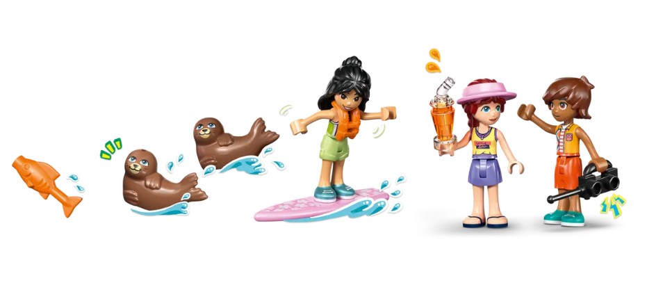 LEGO FRIENDS - LA MAISON SUR LA PLAGE ET LES PHOQUES #42699 (0126 ...