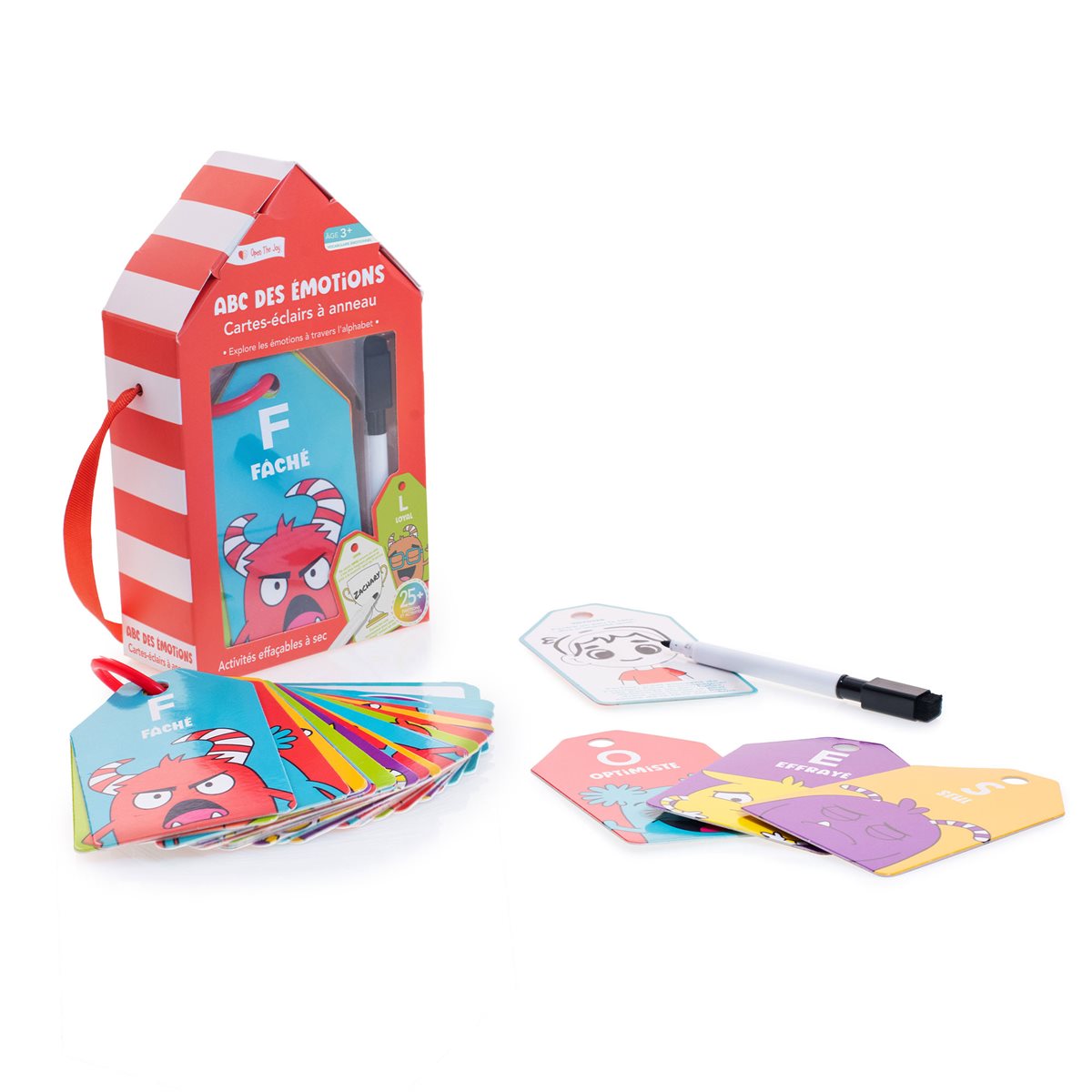 CARTES ABC DES ÉMOTIONS - ACTIVITÉS PORTATIVES - FORMAT DE POCHE ...