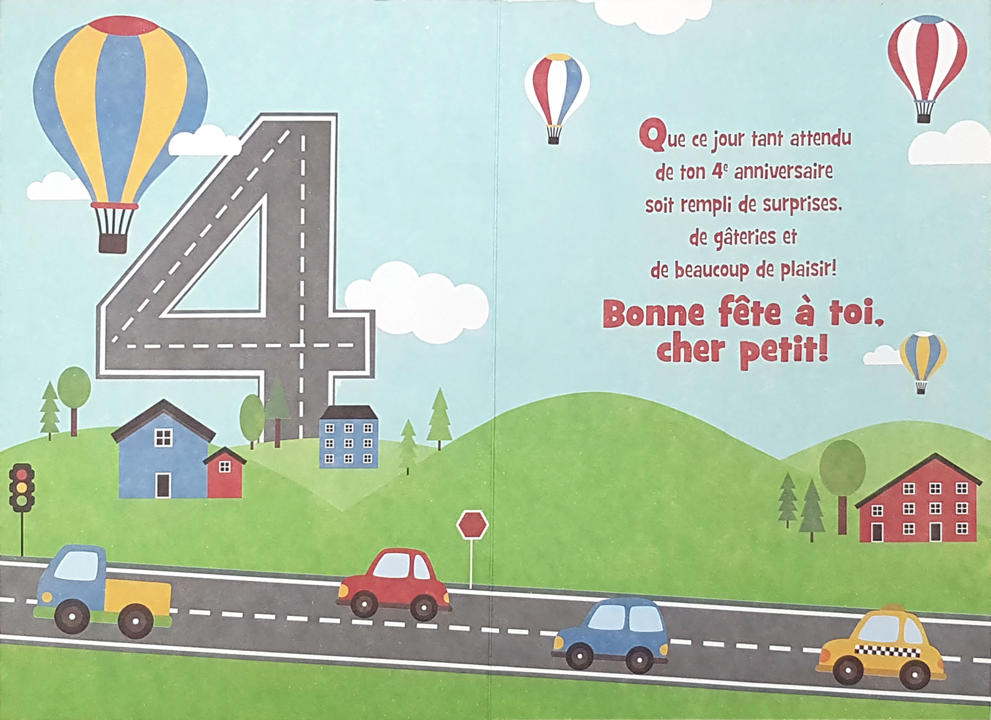 4 ANS GARÇON - C'EST TA FÊTE, DÉJÀ 4 ANS! - DE ROSEDALE - FÊTES ...