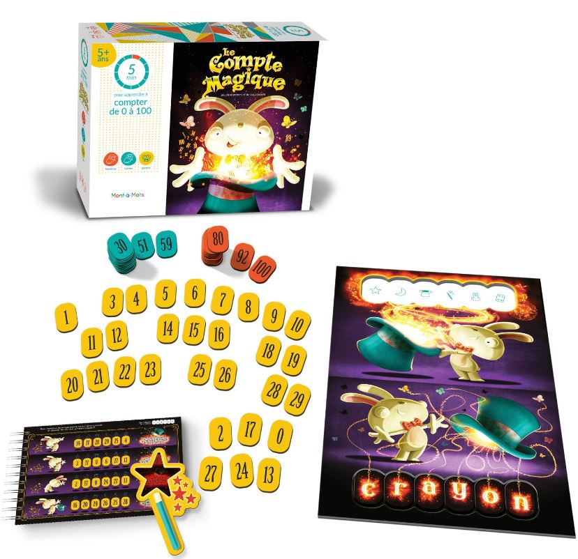 JEU LE COMPTE MAGIQUE - LUDIK QUÉBEC - JEUX DE SOCIÉTÉ / Préscolaire (5 ...