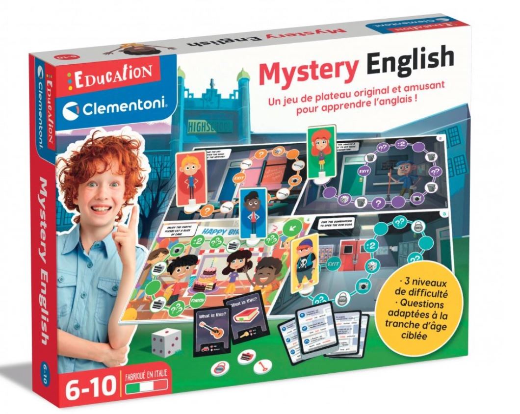 CLEMENTONI - JEU MYSTERY ENGLISH (POUR TRAVAILLER L'ANGLAIS) (VF ...