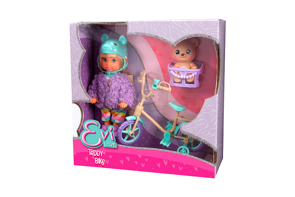 BARBIE EVI LOVE - PETIT OURSON À VÉLO - POUPÉES, BARBIE ET FIGURINES ...