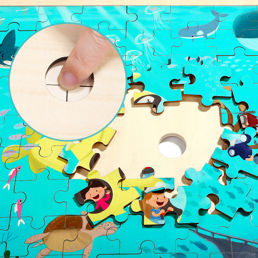 CASSE-TÊTE 24 PIÈCES - ANIMAUX DE LA FORÊT - CASSE-TÊTES / Casse-tête ...