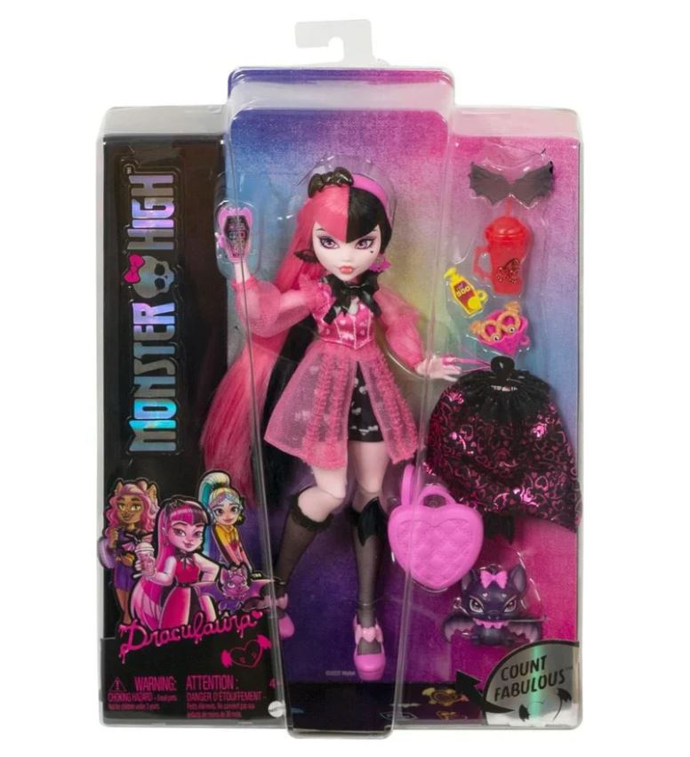 MONSTER HIGH - POUPÉE DRACULAURA - POUPÉES, BARBIE ET FIGURINES ...