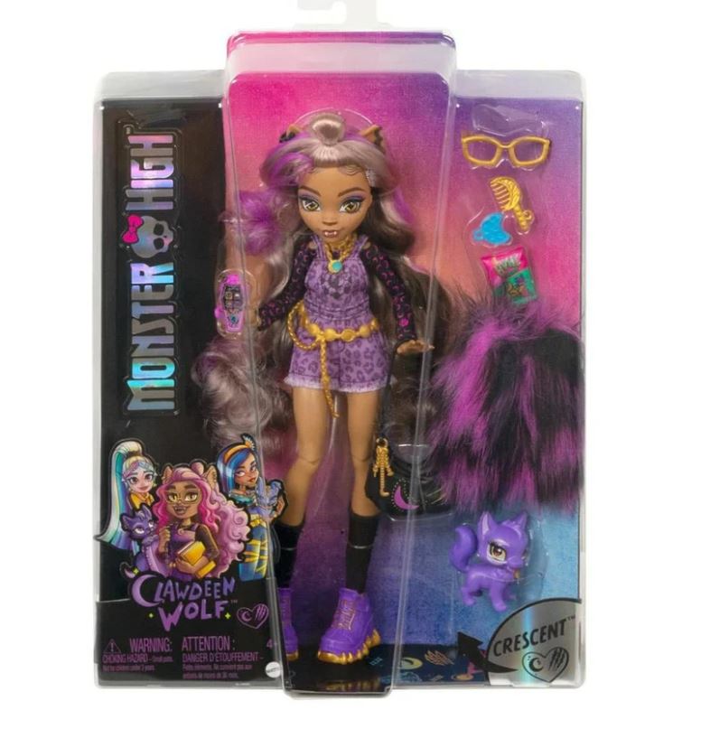 MONSTER HIGH - POUPÉE CLAWDEEN WOLF - POUPÉES, BARBIE ET FIGURINES ...