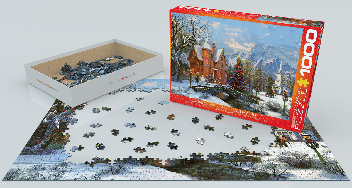 EUROGRAPHICS CASSE-TÊTE 1000 PIÈCES - DÉCORÉES POUR NOËL #6000-0669 ...