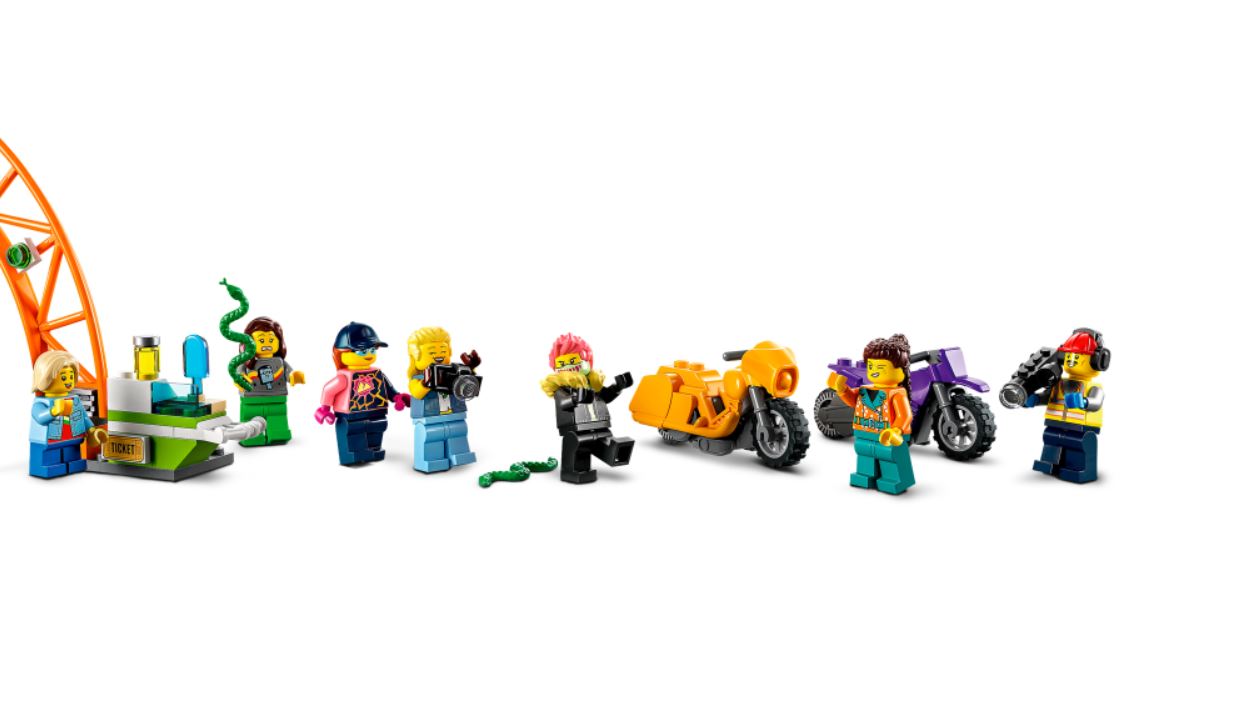 LEGO CITY STUNTZ - L'ARÈNE DE CASCADE AVEC DOUBLE LOOPING #60339 - LEGO ...