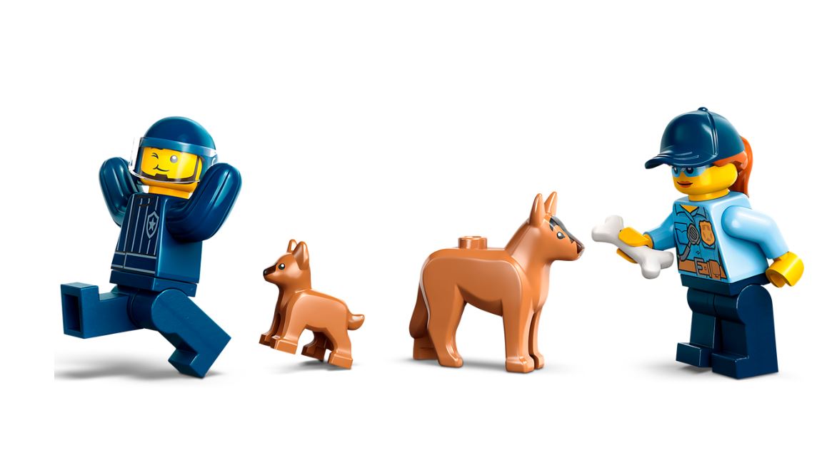 LEGO CITY - LE DRESSAGE MOBILE DES CHIENS POLICIERS #60369 - LEGO / City