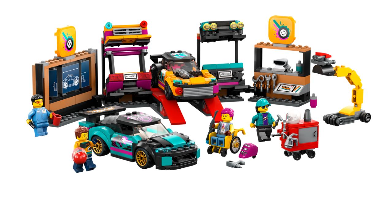 LEGO CITY - GARAGE POUR VOITURES PERSONNALISÉES #60389 - LEGO / City