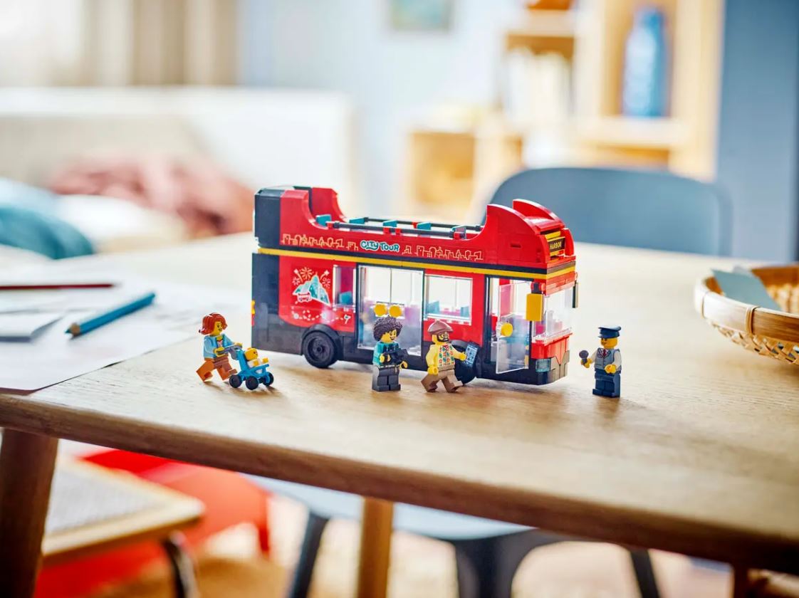 LEGO CITY - LE BUS TOURISTIQUE ROUGE À IMPÉRIALE #60407 - LEGO / City