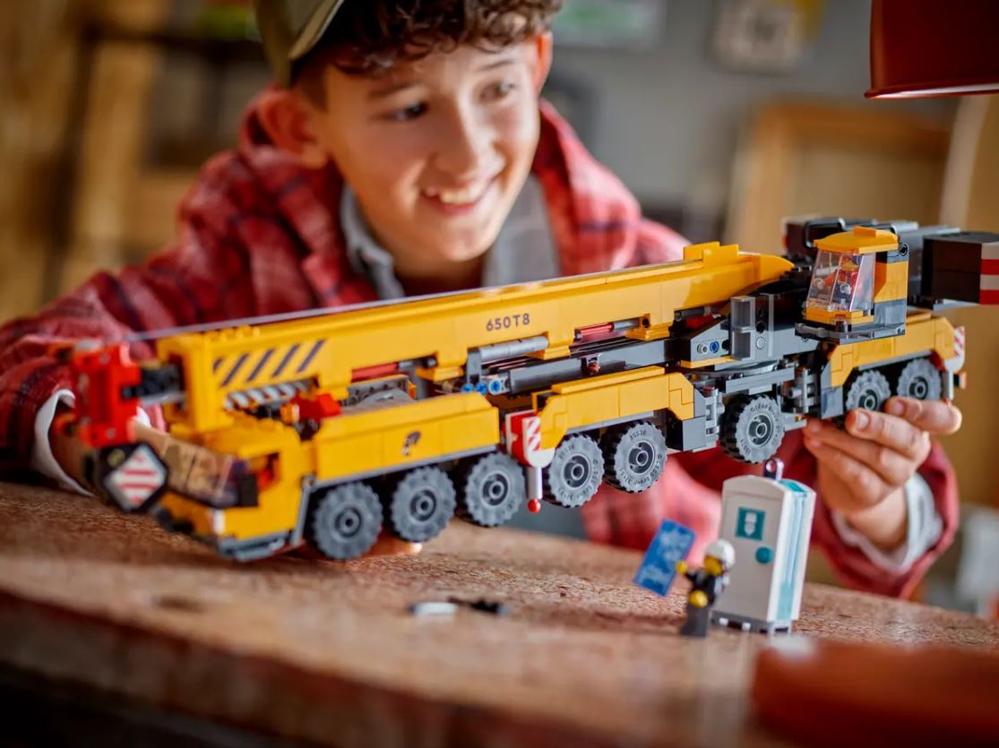 LEGO CITY - LA GRUE DE CONSTRUCTION MOBILE JAUNE #60409 - LEGO / City