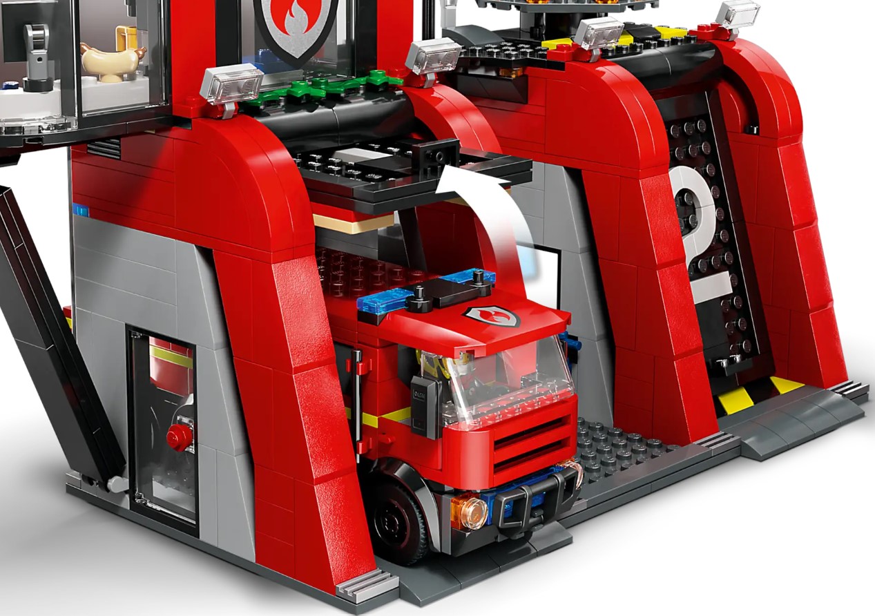 LEGO CITY - LA CASERNE ET LE CAMION DE POMPIERS #60414 - LEGO / City