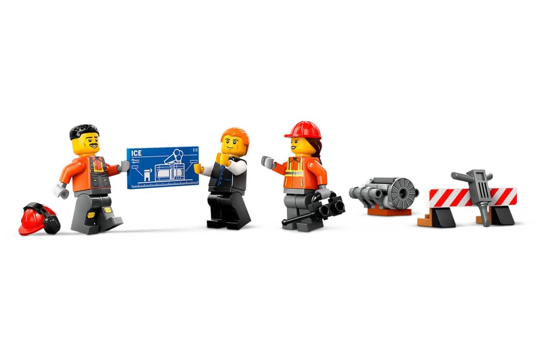 LEGO CITY - L'EXCAVATRICE DE CONSTRUCTION JAUNE #60420 - LEGO / City