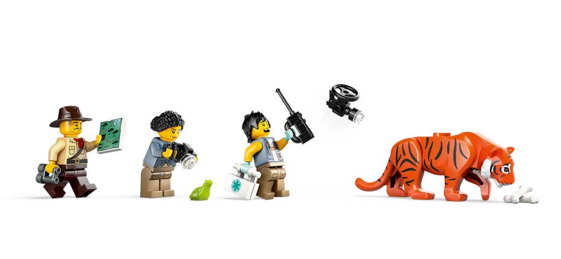 LEGO CITY - LE CAMION TOUT-TERRAIN D'EXPLORATION DE LA JUNGLE #60426 ...