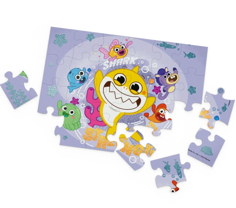 CASSE-TÊTE 24 OU 48 PIÈCES SCINTILLANT (PEPPA PIG, L.O.L SURPRISE ...