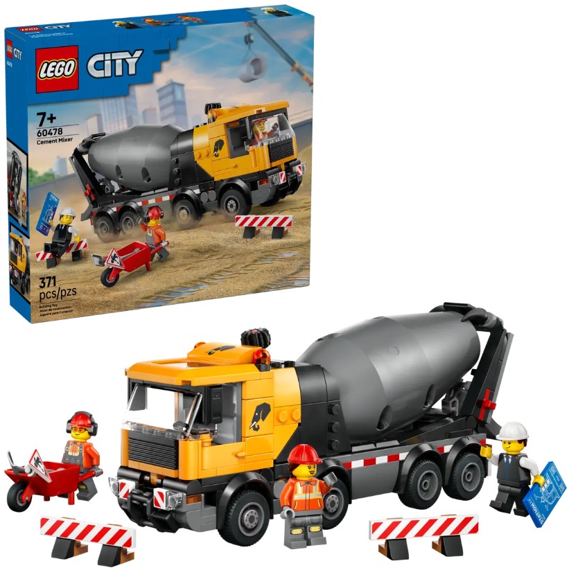 LEGO CITY - LA BÉTONNIÈRE #60478 - LEGO / City
