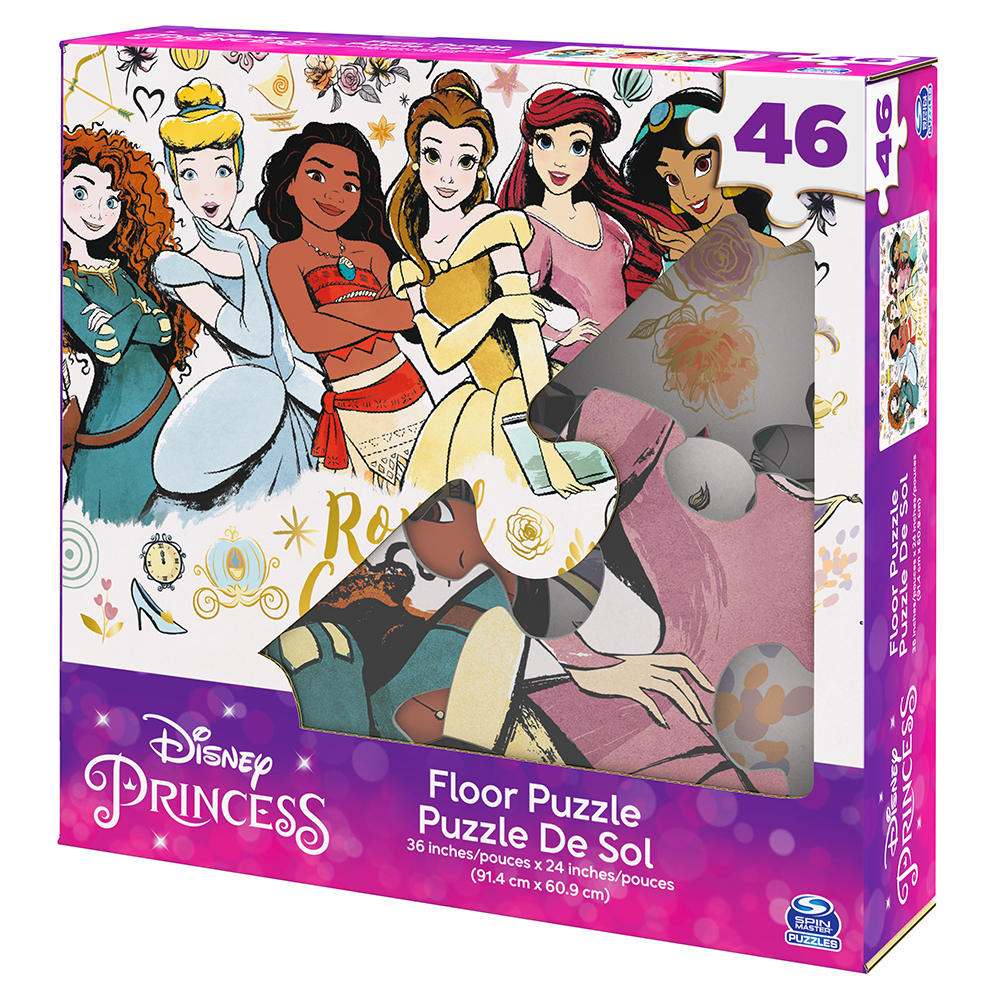 SPINMASTER CASSE-TÊTE DE PLANCHER 46 PIÈCES - PRINCESSE DISNEY #6062349 ...