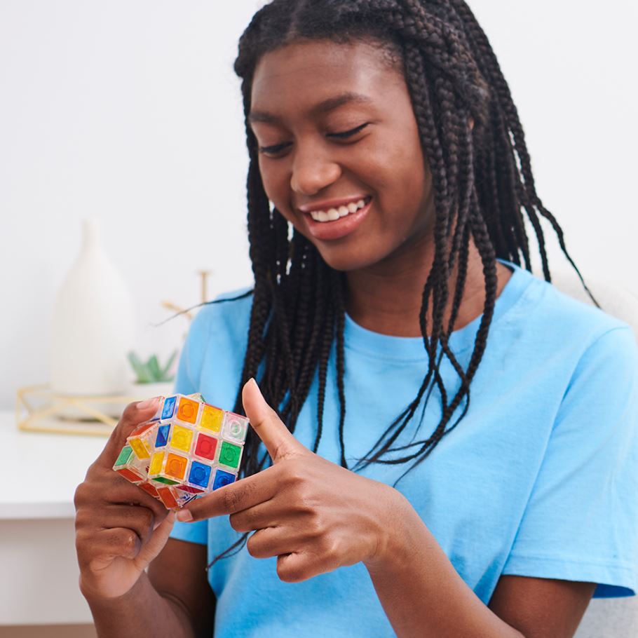 JEU RUBIK'S - CUBE 3X3 CRISTAL - JEUX DE SOCIÉTÉ / Adultes (général)