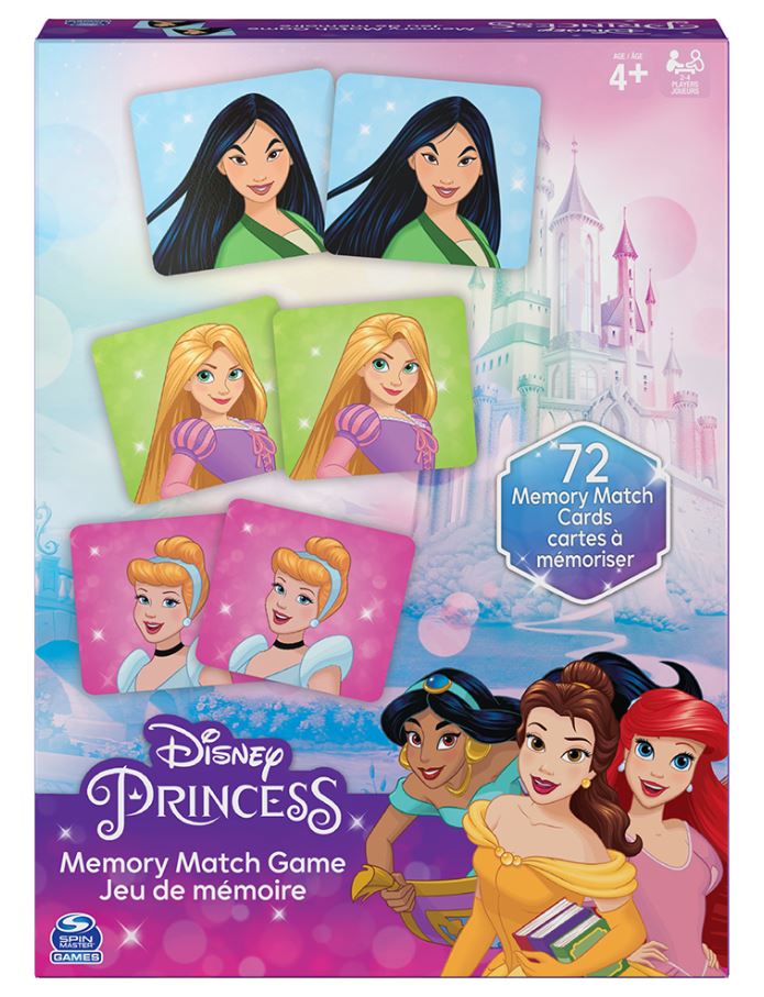 JEU DE MÉMOIRE - PRINCESSES DISNEY - JEUX DE SOCIÉTÉ / Préscolaire (5 ...