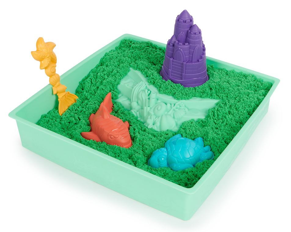 KINETIC SAND - COFFRET CHÂTEAU BAC À SABLE ASST - BRICOLAGE / Pâte à ...