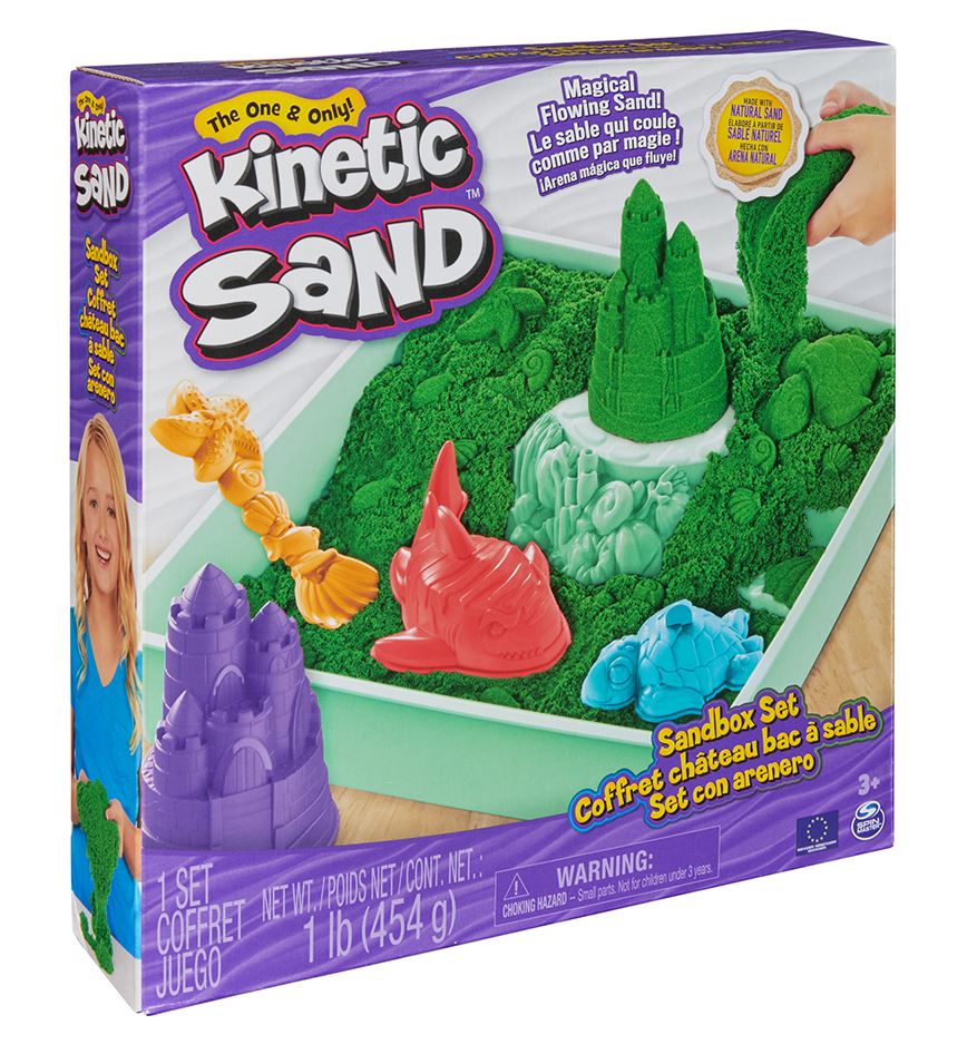 KINETIC SAND - COFFRET CHÂTEAU BAC À SABLE ASST - BRICOLAGE / Pâte à ...