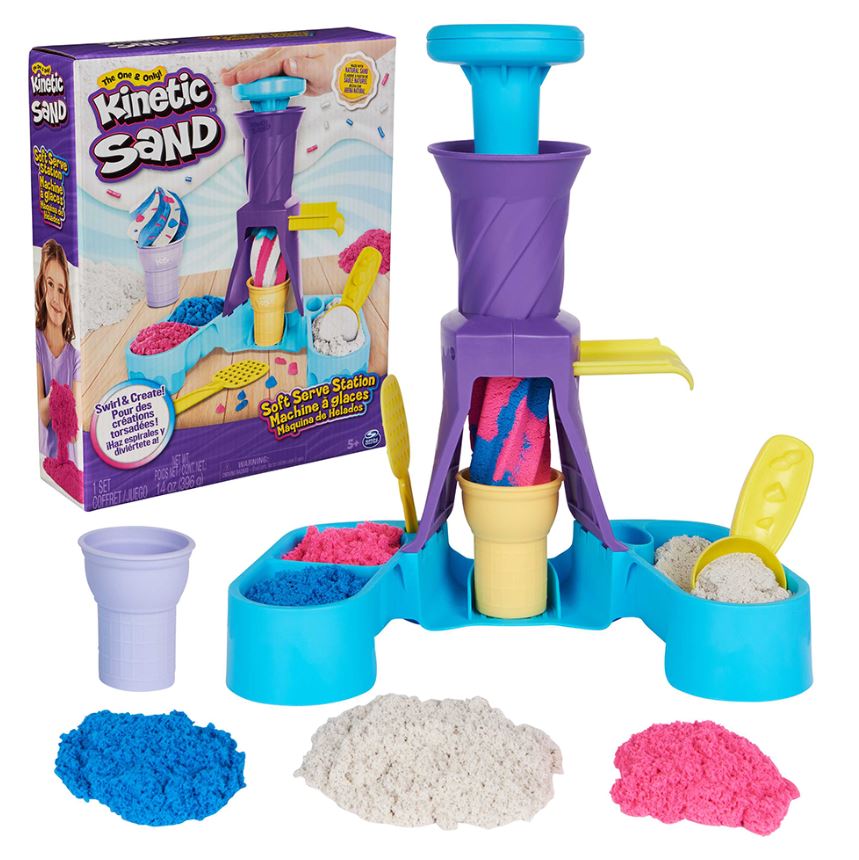 KINETIC SAND - COFFRET MACHINE À GLACES - BRICOLAGE / Pâte à modeler ...