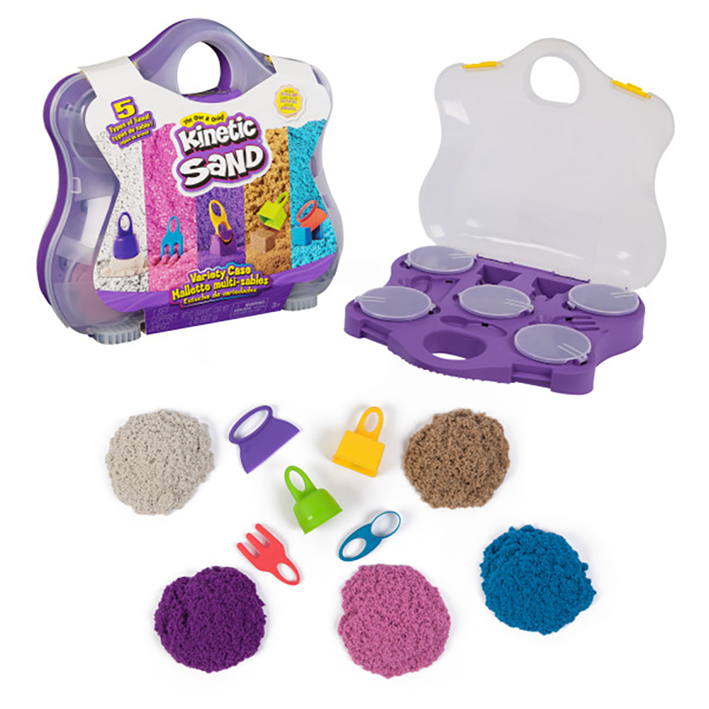 KINETIC SAND - COFFRET VARIÉ (MULTI SABLES) - BRICOLAGE / Pâte à ...