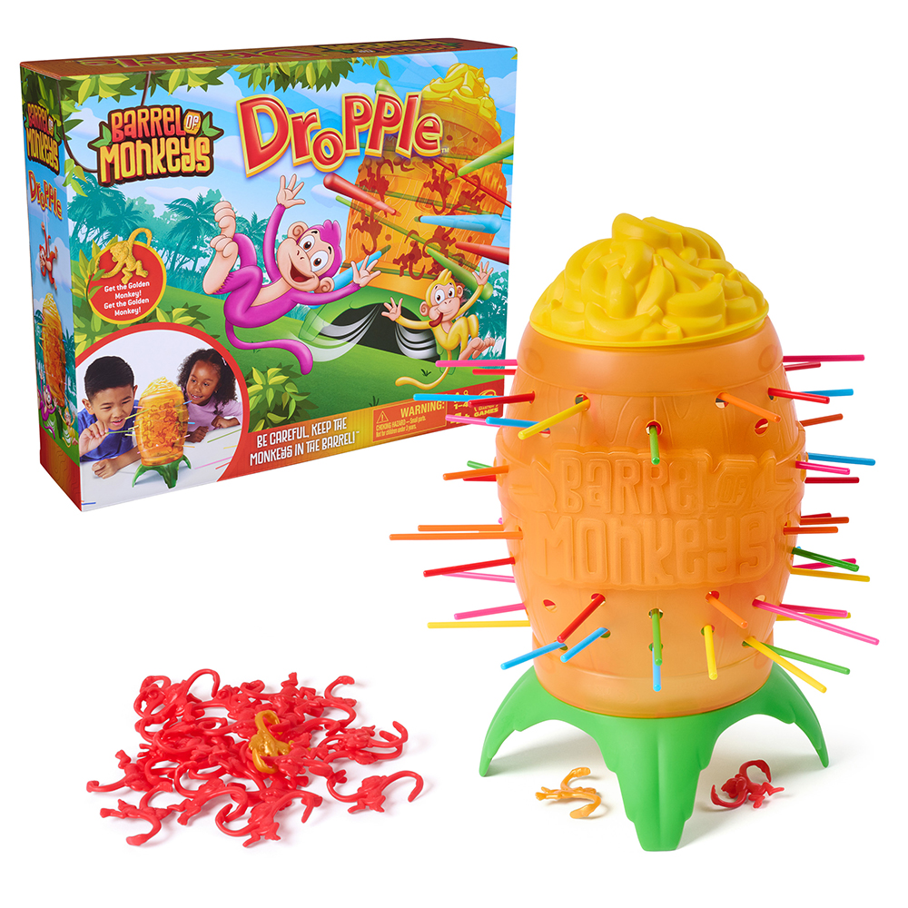 EDJ25 JEU DROPPLE - BARIL DE SINGES - JEUX DE SOCIÉTÉ / Préscolaire (5 ...