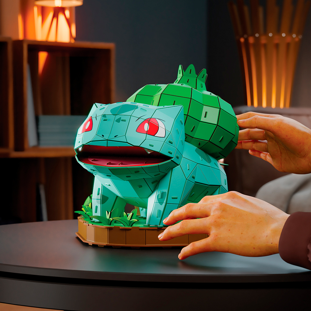 4D BUILD - BULBASAUR (POKÉMON) - CONSTRUCTION / Mega Bloks et Mega Construx