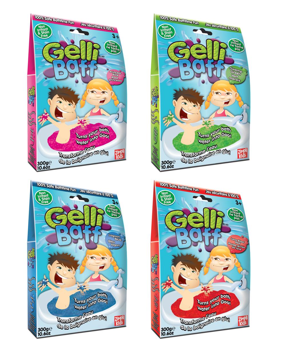ASST. GELLI BAFF DE 4 - BÉBÉ / Jouets de bain