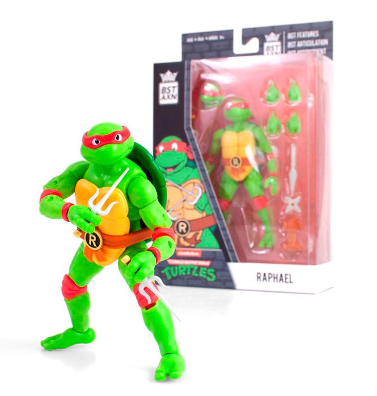 TMNT - RAPHAEL BST AXN 12,7CM FIGURINE - TORTUE NINJA - CAMIONS, ARMES ...