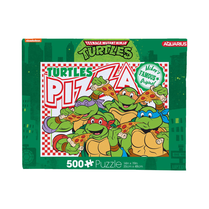 AQUARIUS CASSE-TÊTE 500 PIÈCES - NINJA TURTLES - PIZZA - CASSE-TÊTES ...