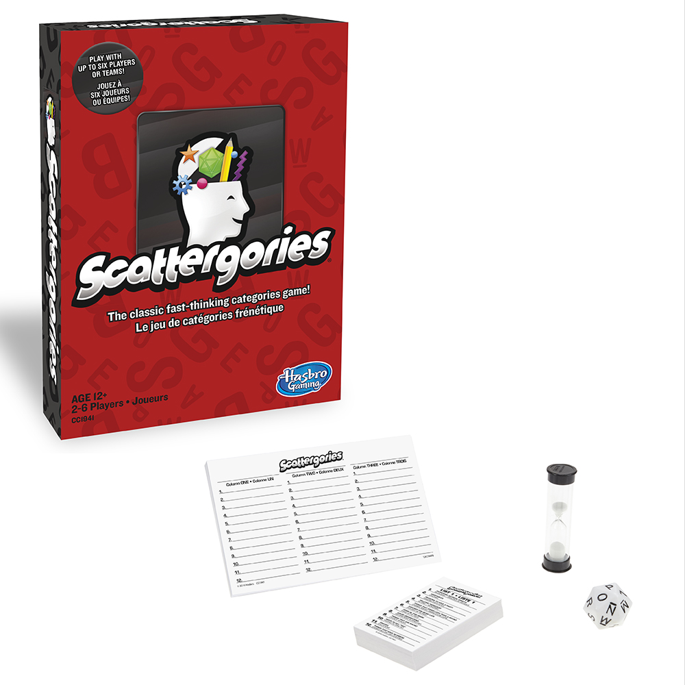 EDJ25 JEU SCATTERGORIES NOUVELLE ÉDITION - JEUX DE SOCIÉTÉ / Adultes ...