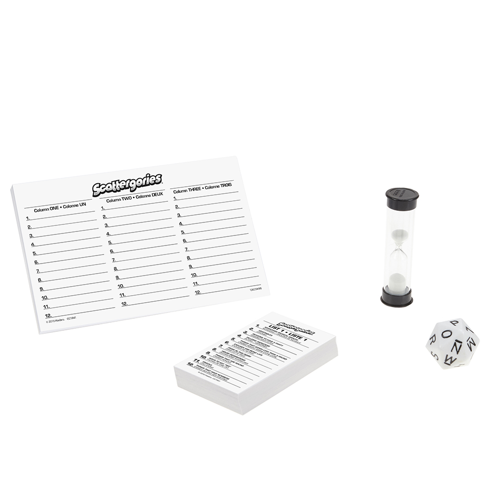 EDJ25 JEU SCATTERGORIES NOUVELLE ÉDITION - JEUX DE SOCIÉTÉ / Adultes ...