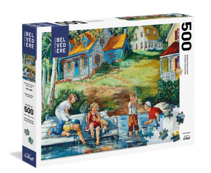 TREFL CASSE-TÊTE 500 PIÈCES - L'ÉTÉ AU CHALET (LISE LABBÉ) #671005 ...