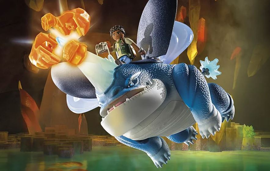 PLAYMOBIL DRAGONS DREAMWORKS - LES NEUF ROYAUMES - PLOWHORN ET D'ANGELO ...
