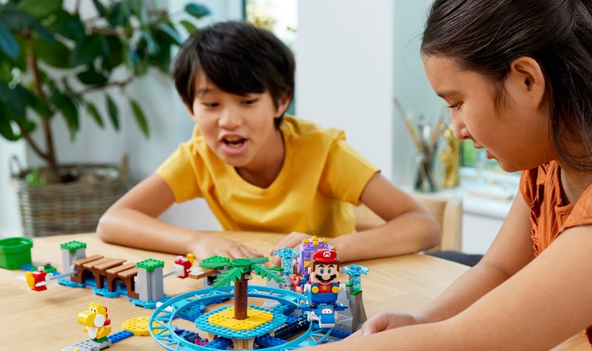 LEGO SUPER MARIO - ENSEMBLE D'EXTENSION LA PLAGE DU MAXI-OURSIN #71400 ...