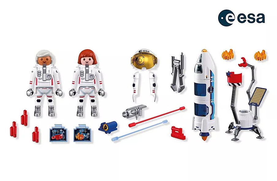PLAYMOBIL SPACE - FUSÉE D'EXPLORATION DE LA PLANÈTE MARS DE L'ESA ...