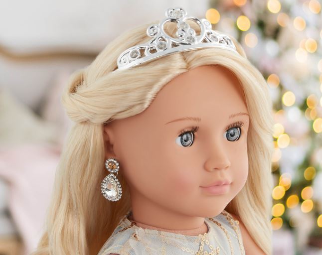 POUPÉE OG - HOLIDAY ELLORY 46 CM (ROBE BLEU ARGENTÉE) - POUPÉES, BARBIE ...